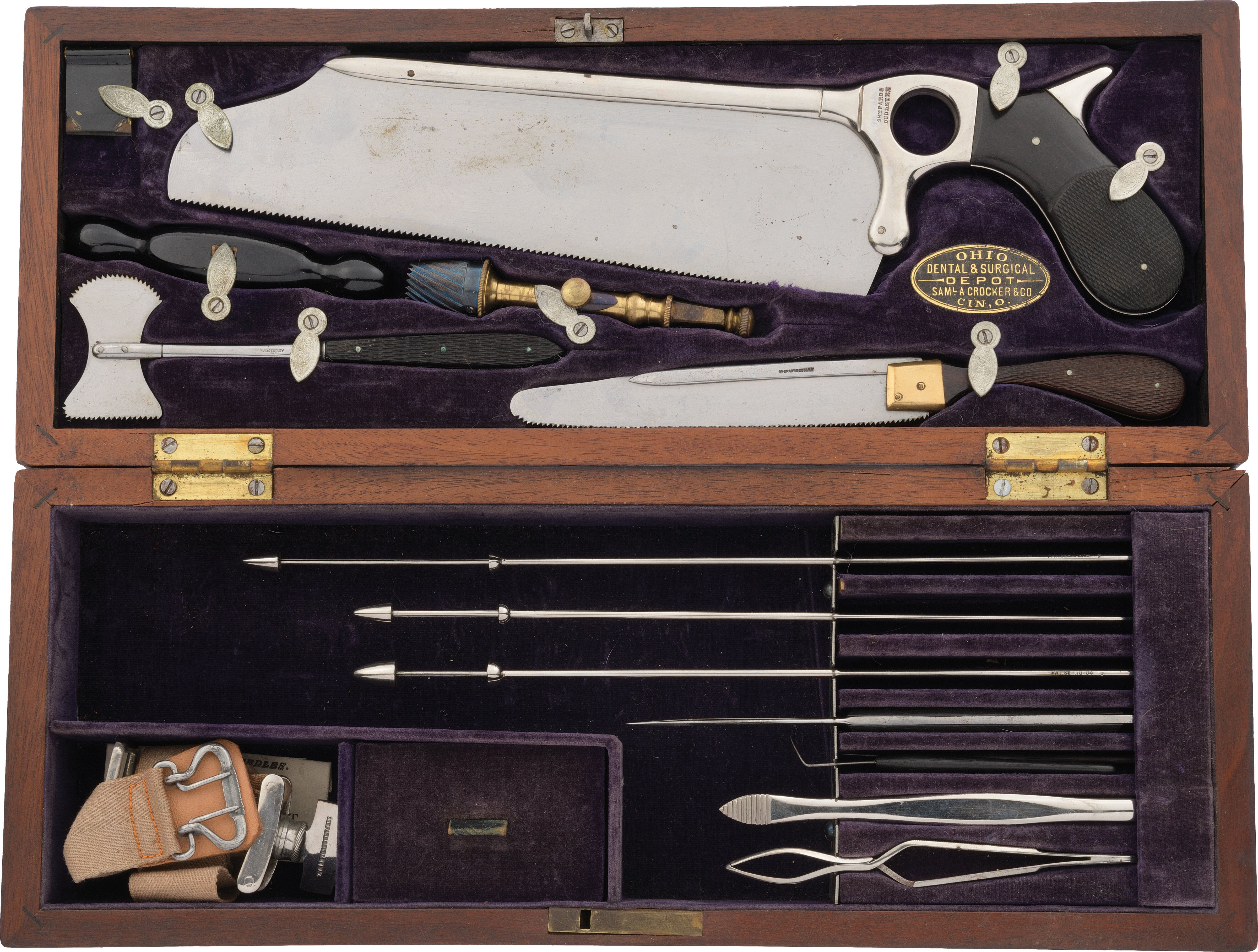 Cased Late 19th Century Shepard & Dudley Surgeon's Kit | Rock Island ...