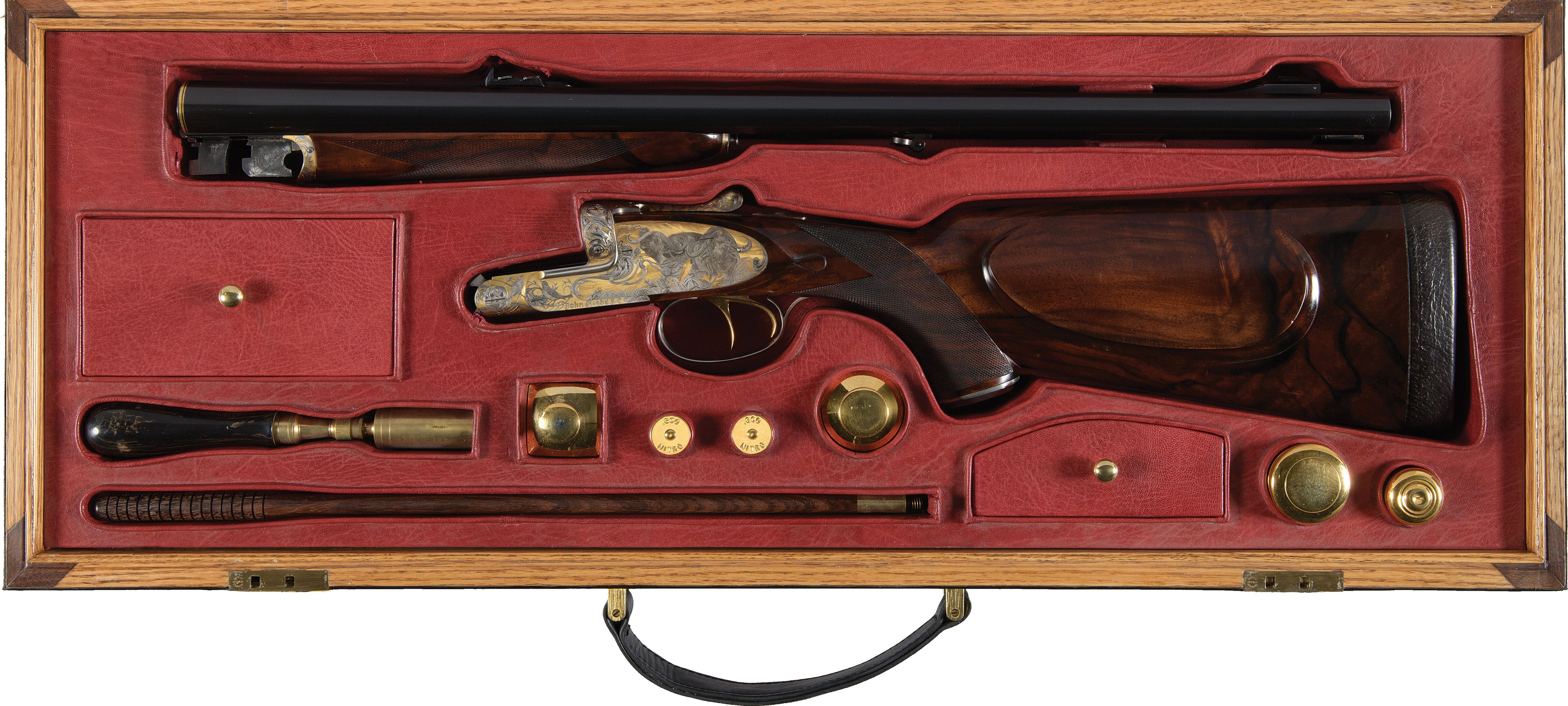 Studeto Engraved J. Rigby .600 Nitro Express Double Rifle | Rock Island ...