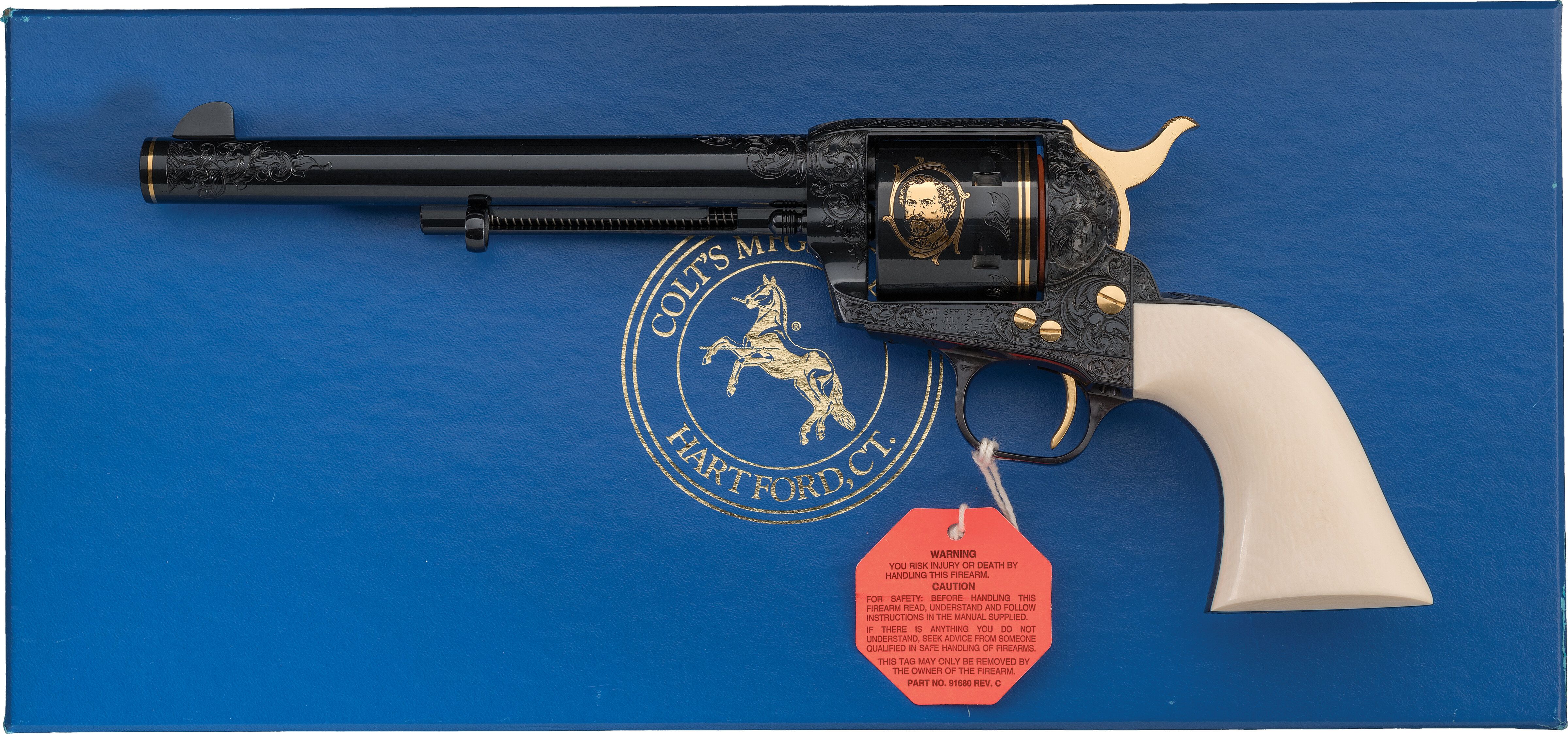 Sam Colt 200th Birthday Colt SAA Revolver with Box and Letter | Rock ...