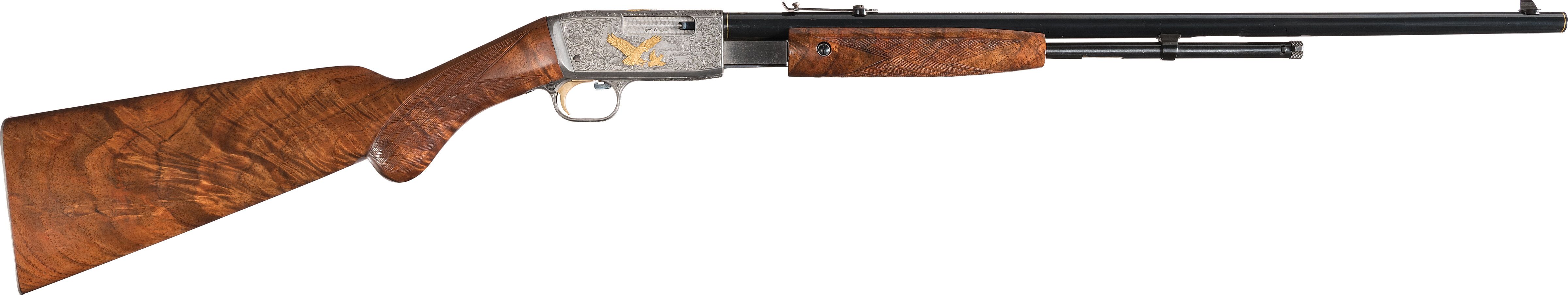 Angelo Bee Signed and Master Engraved FN Trombone Rifle | Rock Island ...