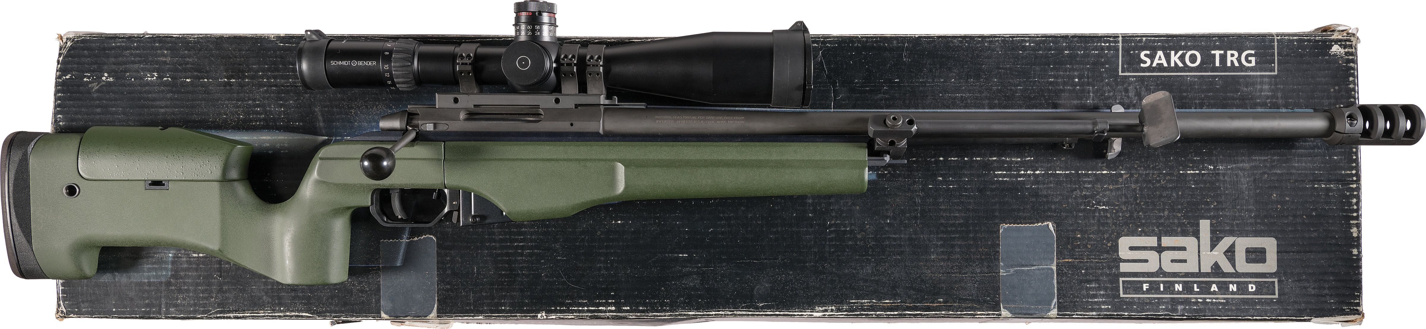 Sako TRG-22 Bolt Action Rifle with Scope and Case | Rock Island Auction