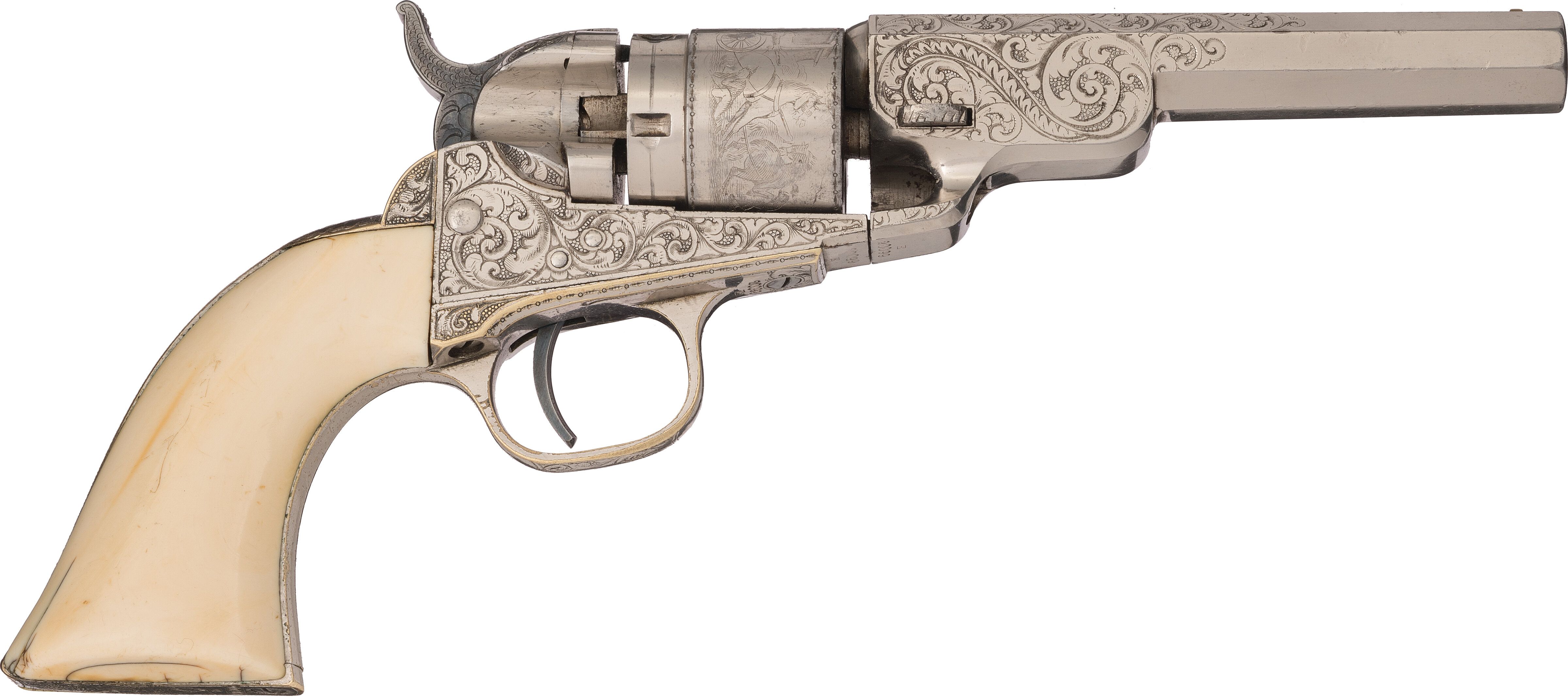 Factory Engraved Colt Pocket Navy Conversion Revolver | Rock Island Auction