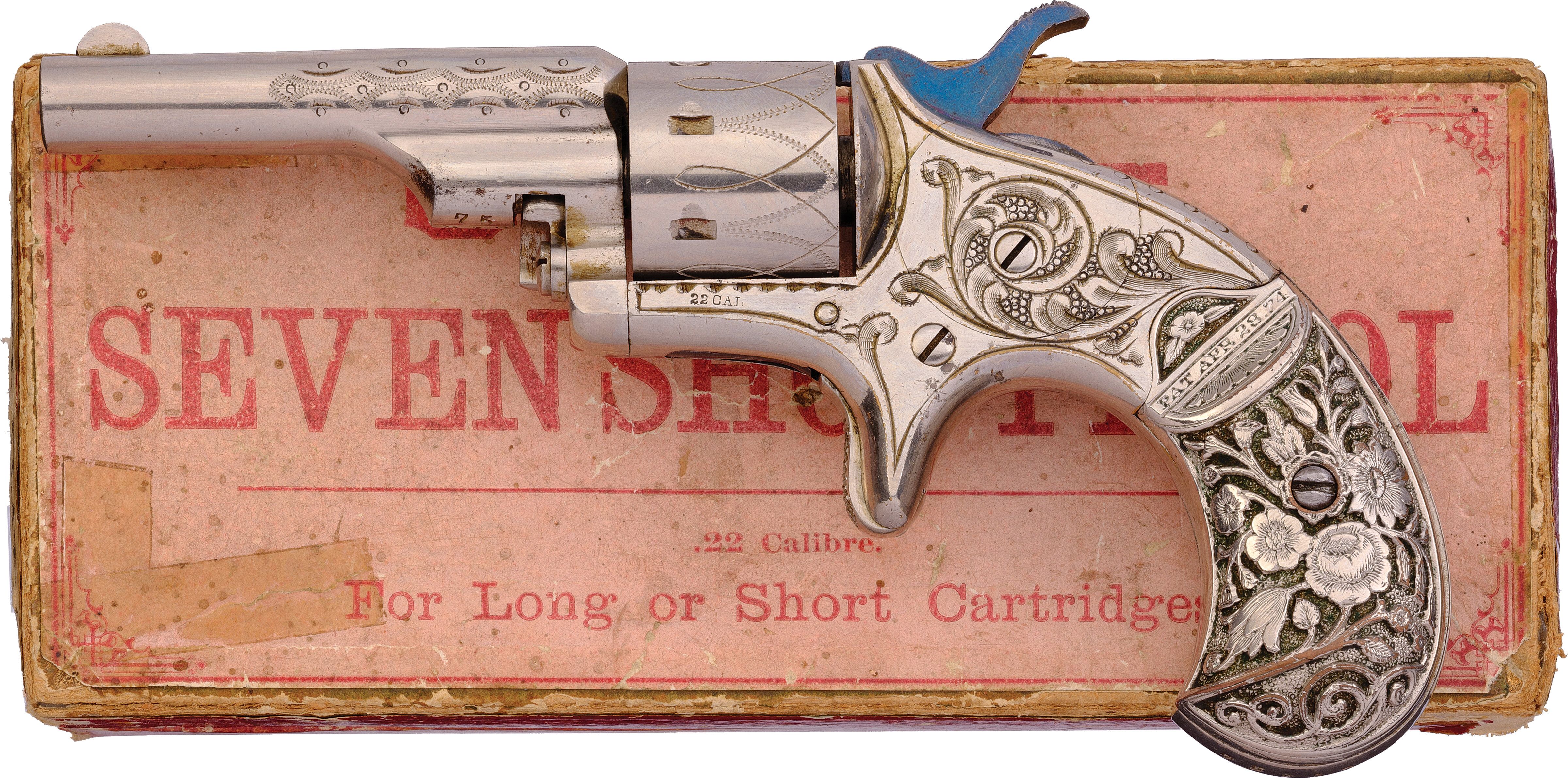 Engraved Colt Open Top Pocket Spur Trigger Revolver | Rock Island Auction