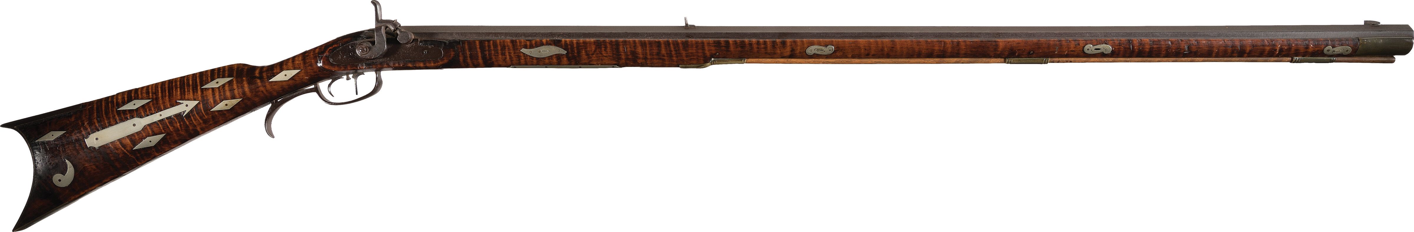 George Washington Hatfield Percussion Long Rifle | Rock Island Auction