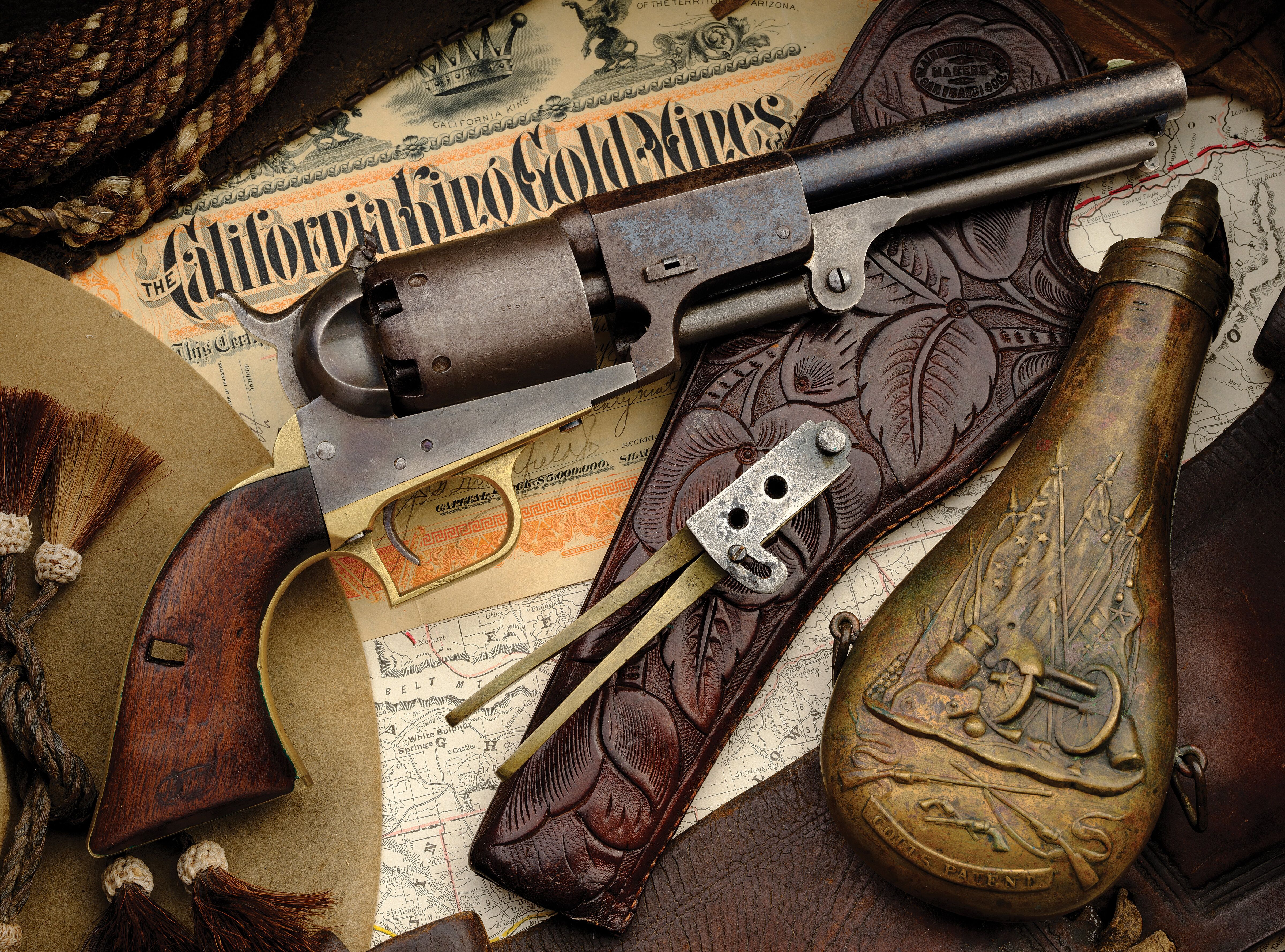 U.S. Contract Colt "Fluck" Dragoon Percussion Revolver | Rock Island ...