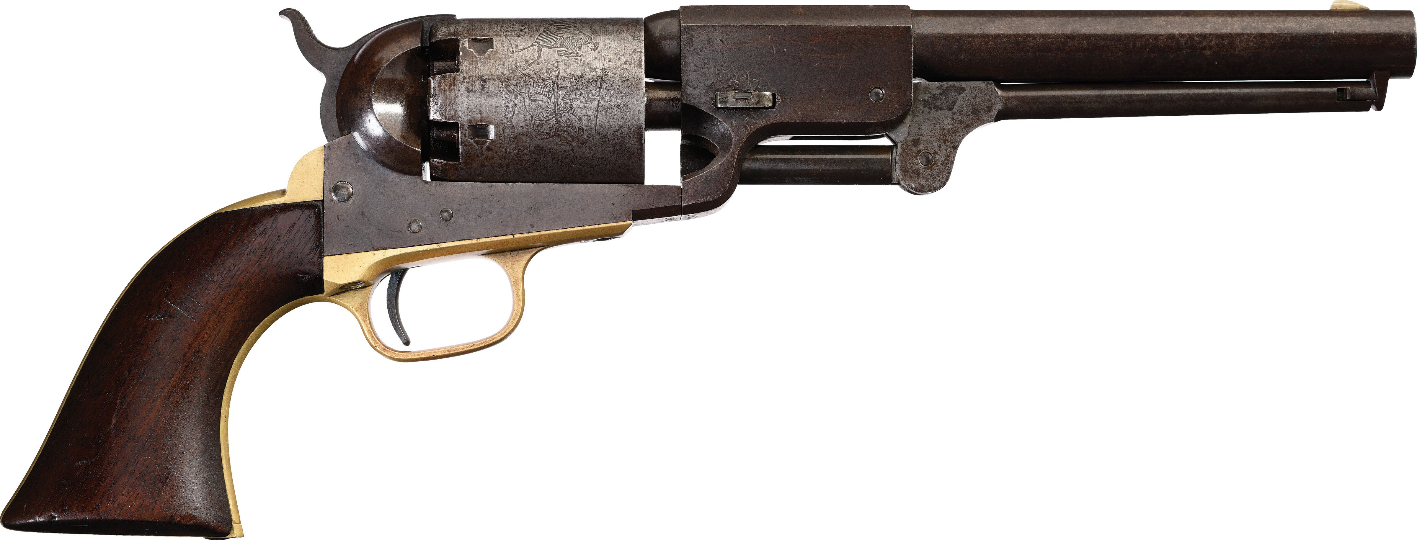 Colt 3rd Model Dragoon Percussion Revolver with 8 Inch Barrel | Rock ...