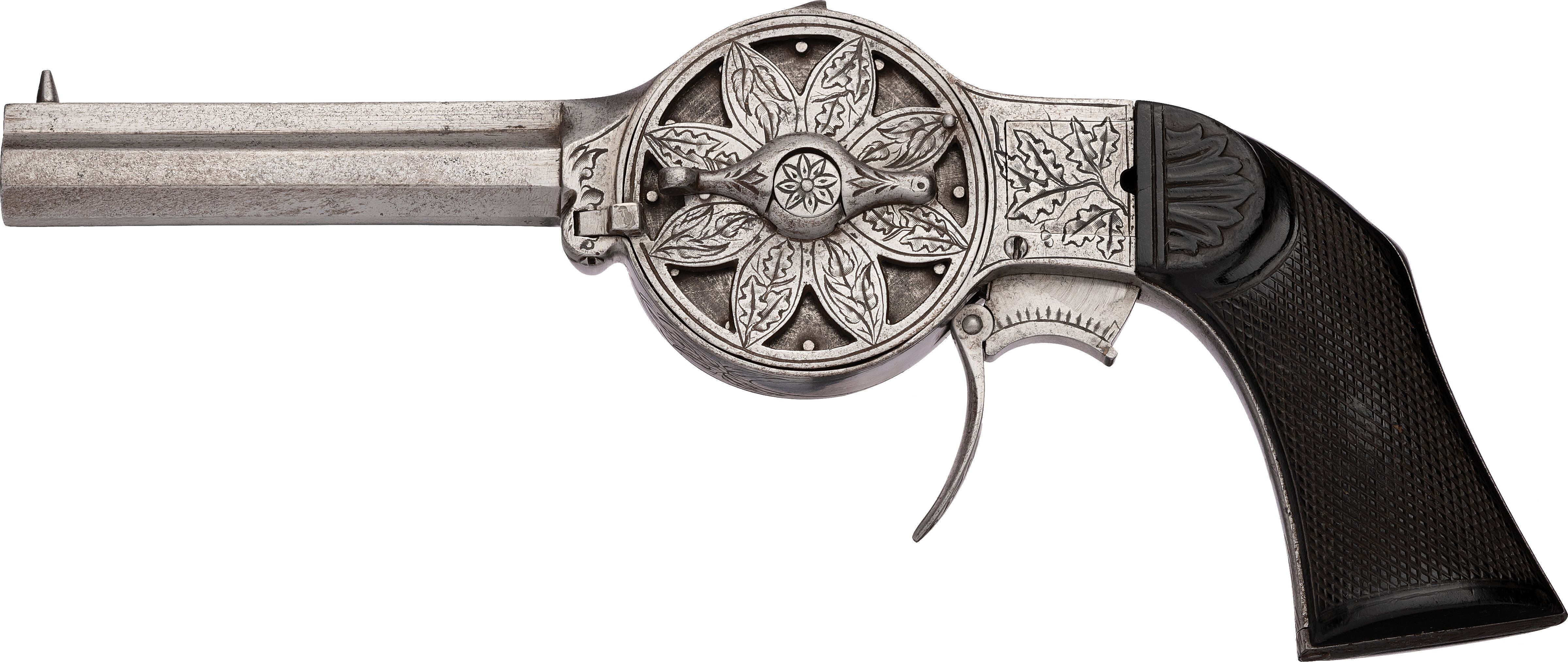 12-Shot Pilllock Turret Revolver | Rock Island Auction
