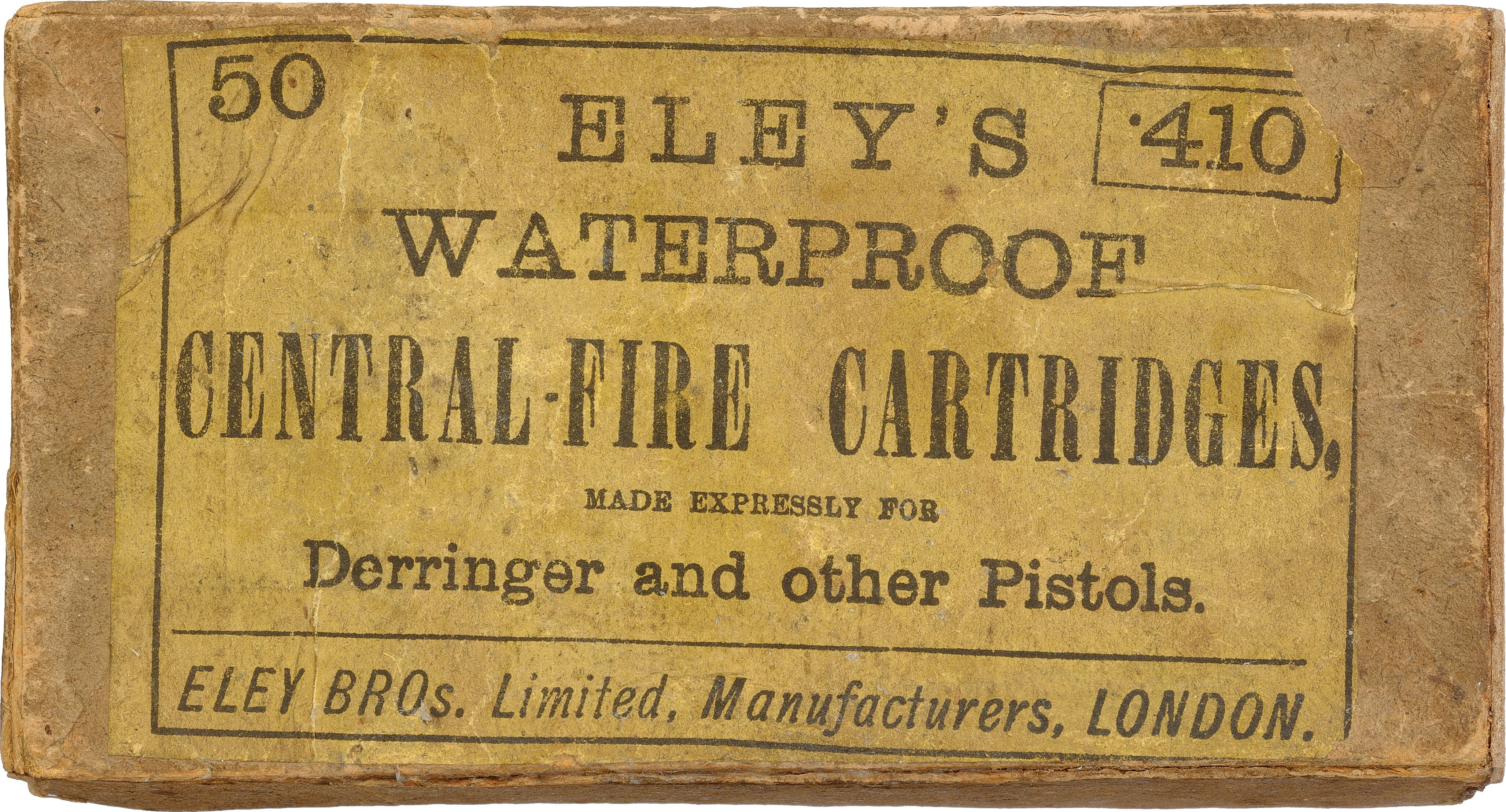 50-Count Box of Eley Bros. .410 CF Cartridges | Rock Island Auction