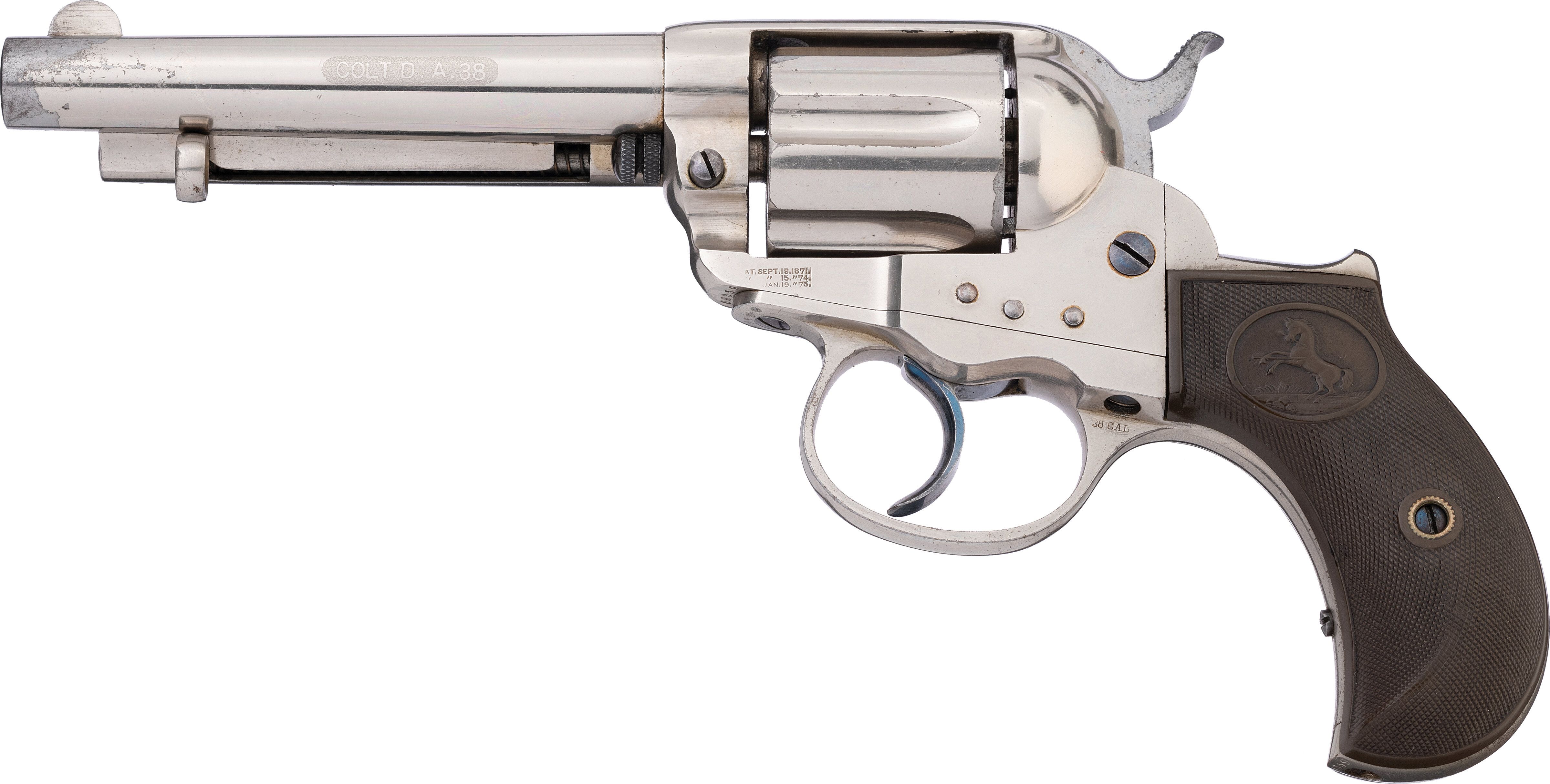 Antique Colt Model 1877 Lightning Double Action Revolver | Rock Island ...