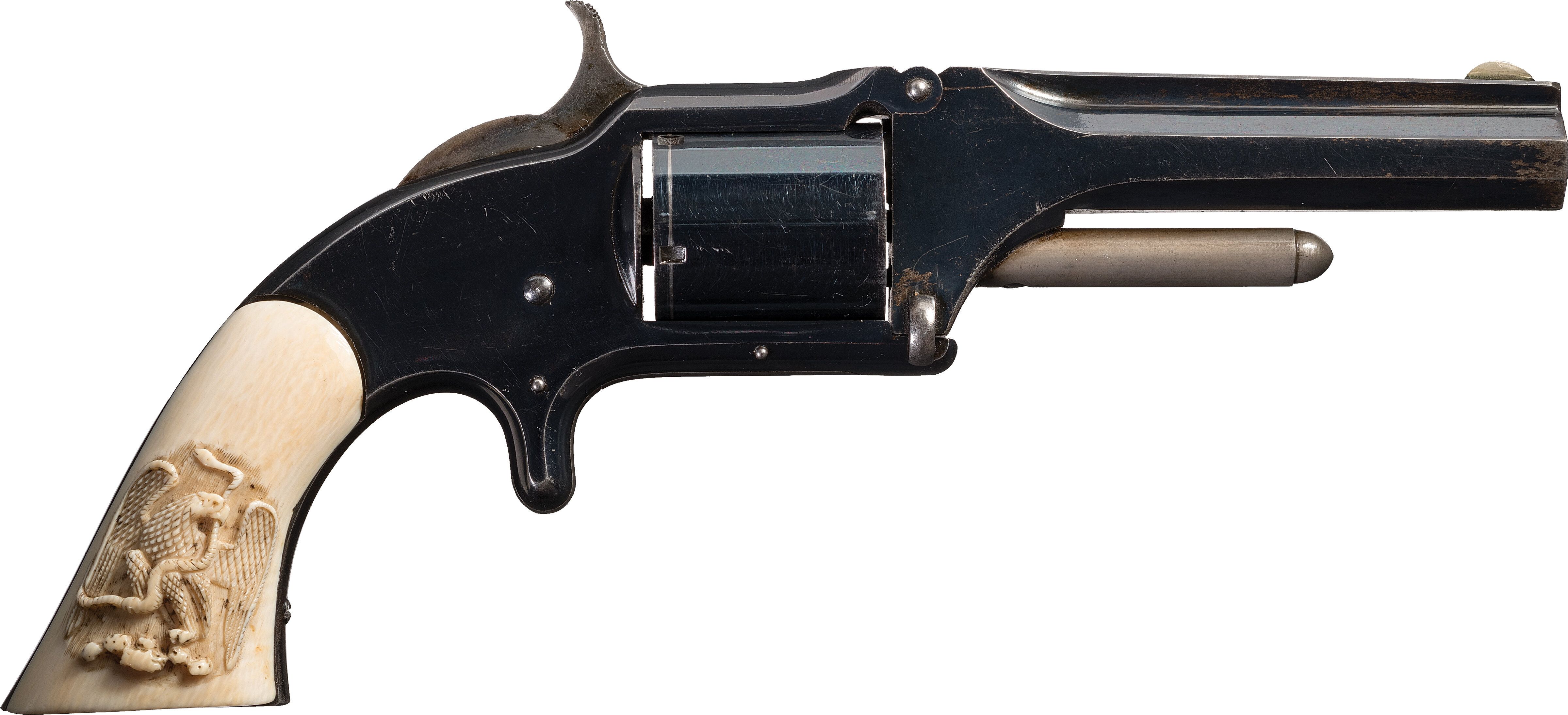 S&W Model 1 1/2 1st Issue Revolver with Relief Carved Grip | Rock ...