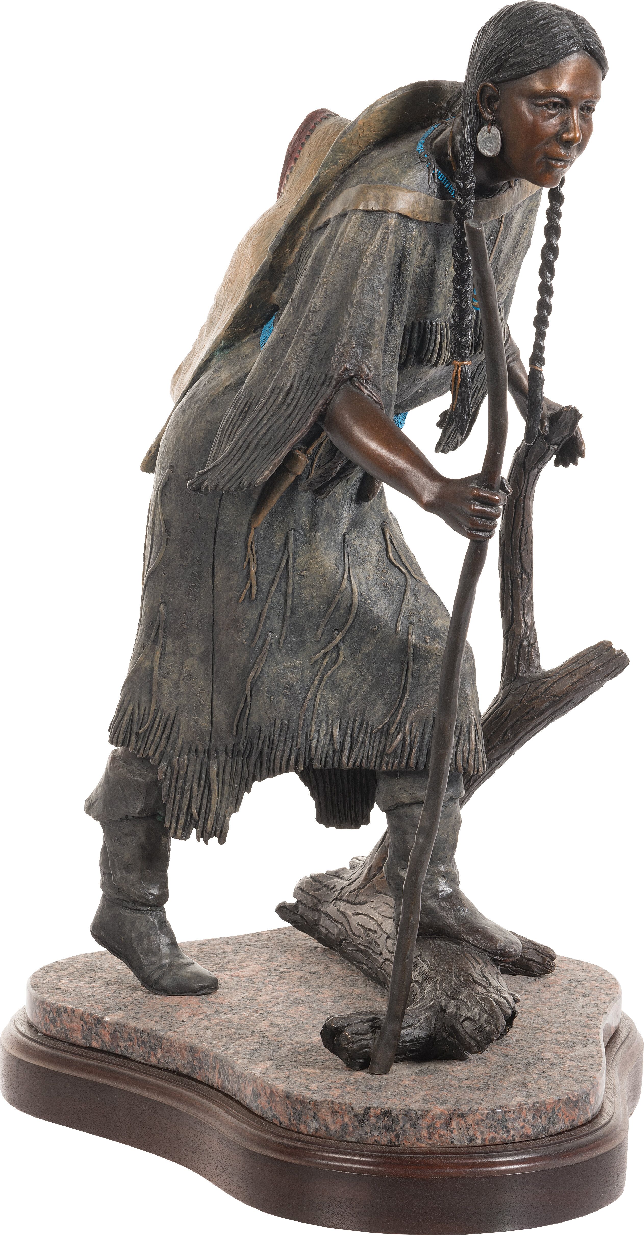 R. Scott Nickell "Sacagawea" Native American Bronze Statue | Rock ...