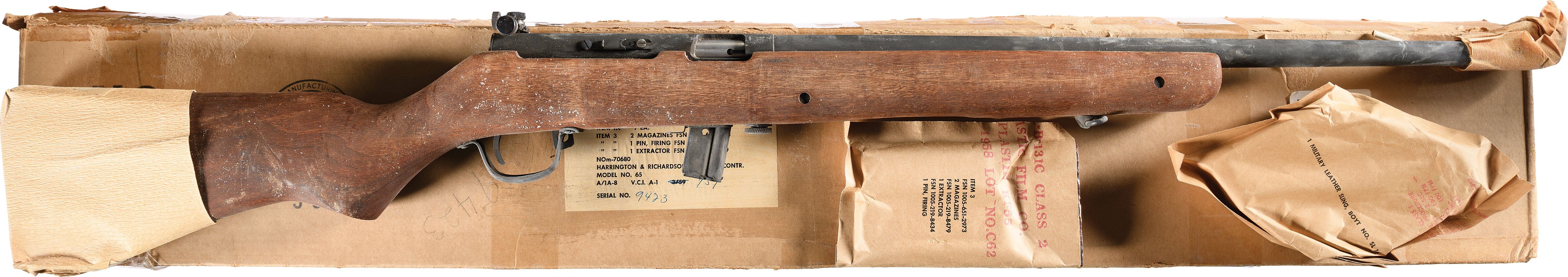 U.S.M.C. Harrington & Richardson MC-58 Rifle with Box | Rock Island Auction