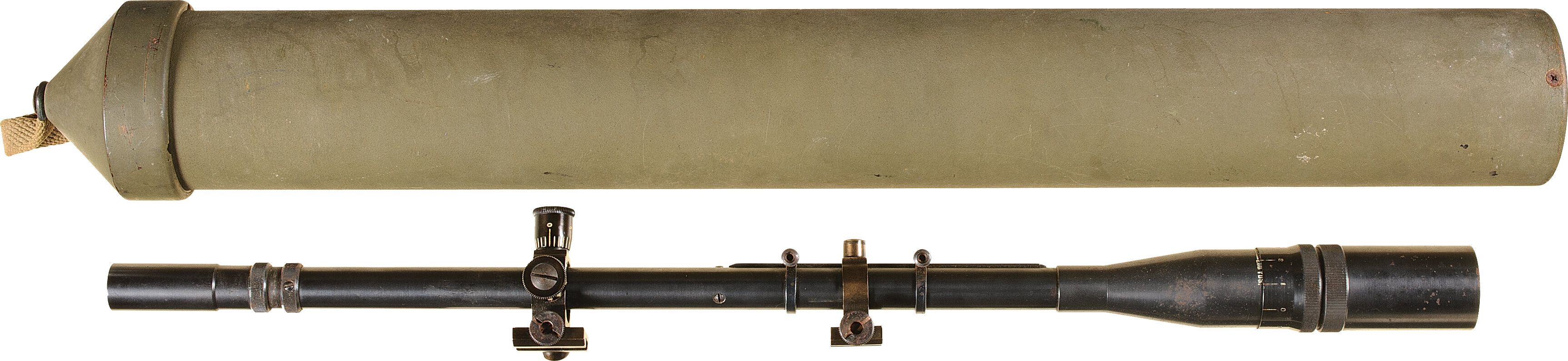 WWII U.S.M.C. Contract J. Unertl 8x Sniper Scope with Scope Case | Rock ...