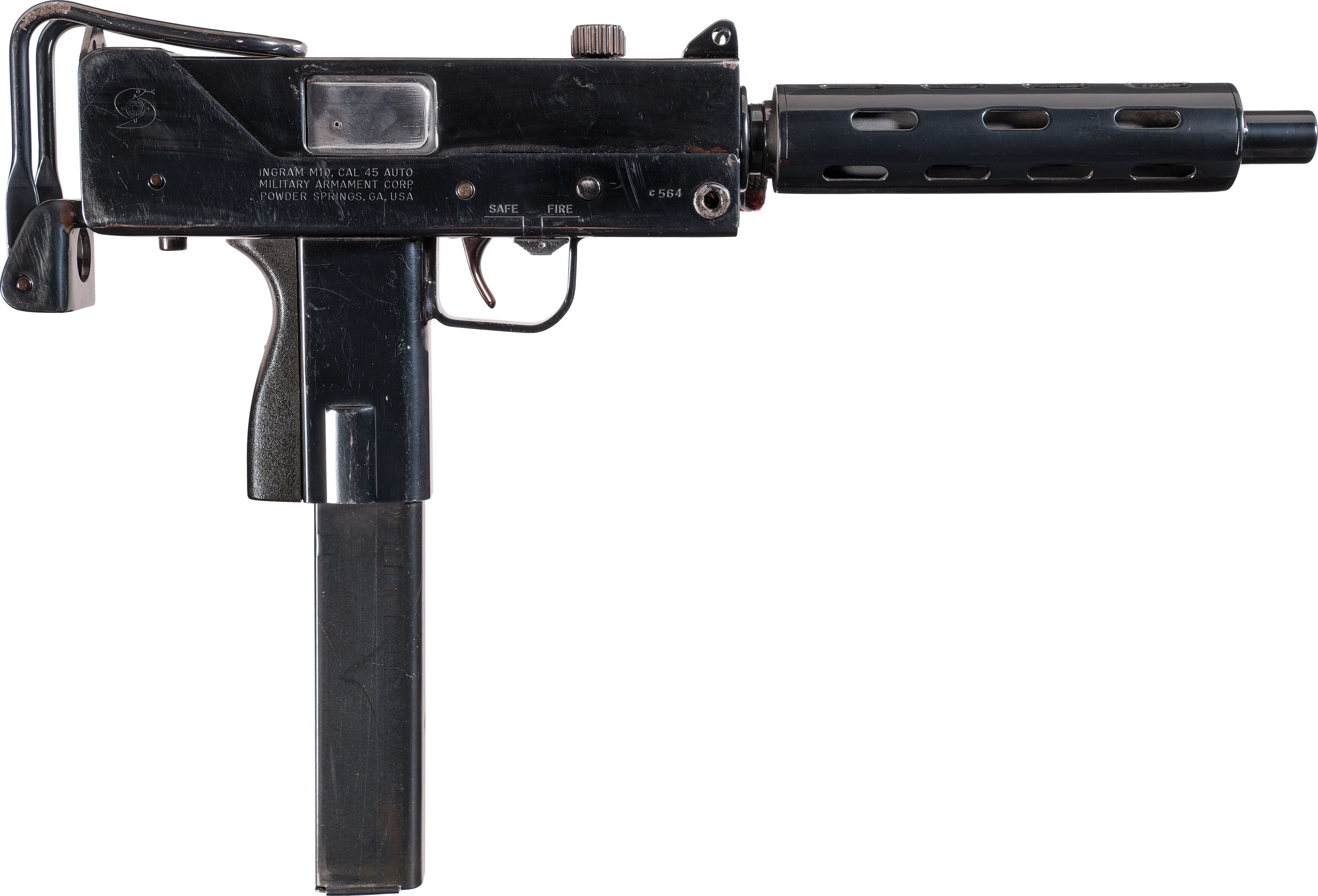 RPB/MAC M10 SMG, Class III/NFA Fully Transferable Machine Gun | Rock ...