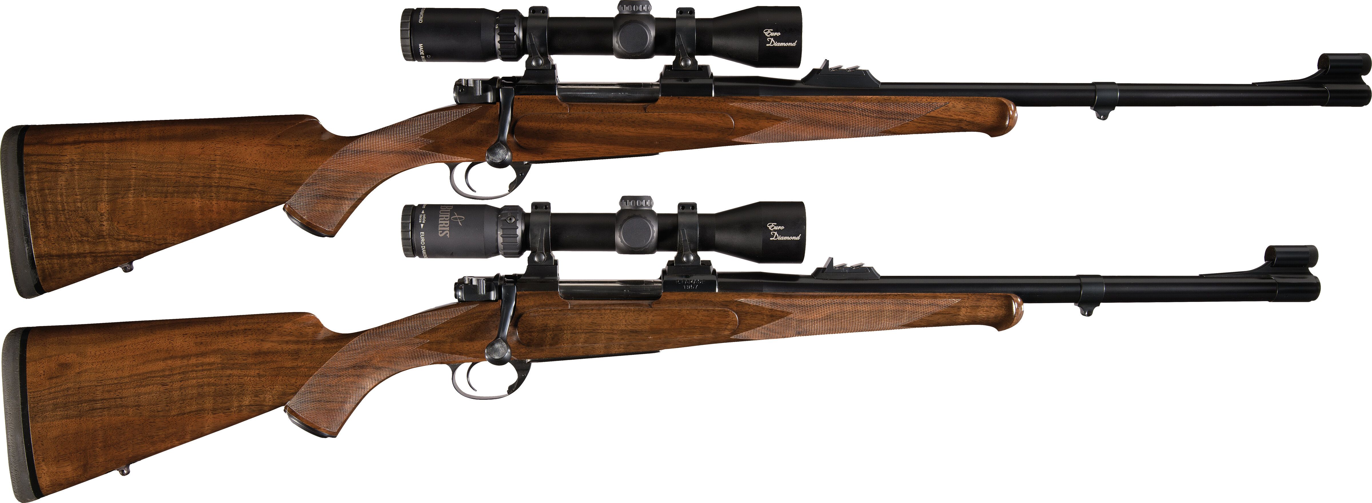 Pair of Jim Dubell and Dennis Smith Built Bolt Action Rifles | Rock ...