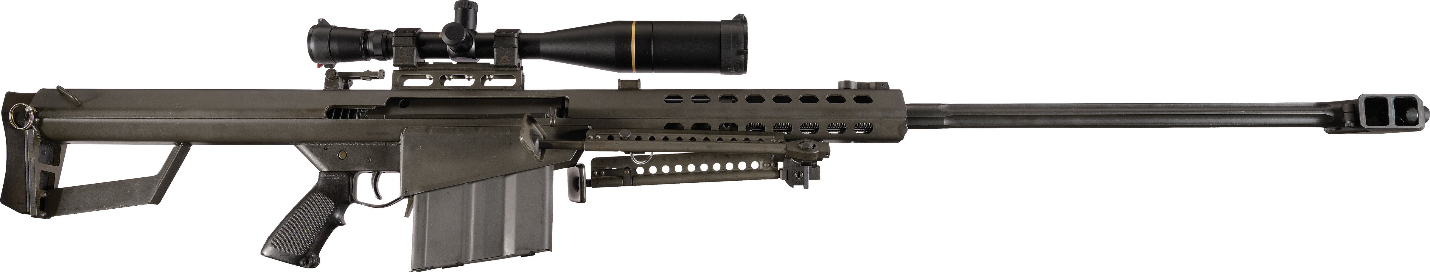 Early Production Barrett Model 82A1 Sniper Rifle with Scope | Rock ...