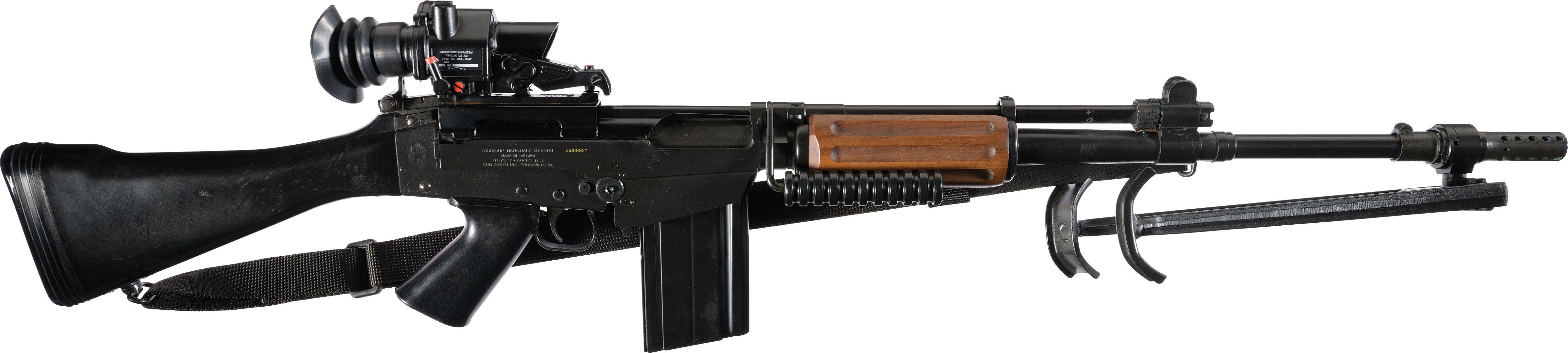 Fabrique Nationale Heavy FALO Style FAL Rifle with Scope | Rock Island ...