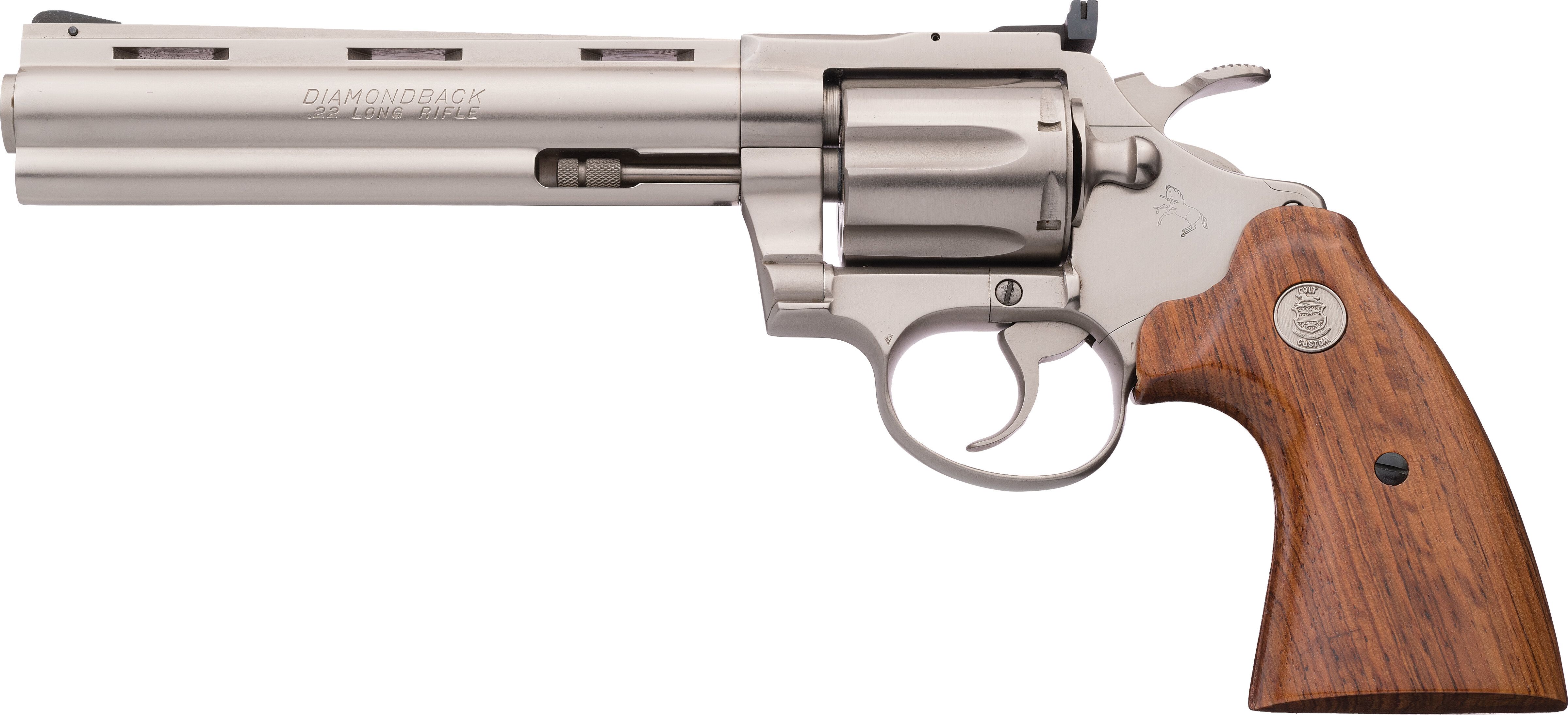 Electroless Nickel Colt Diamondback Revolver | Rock Island Auction