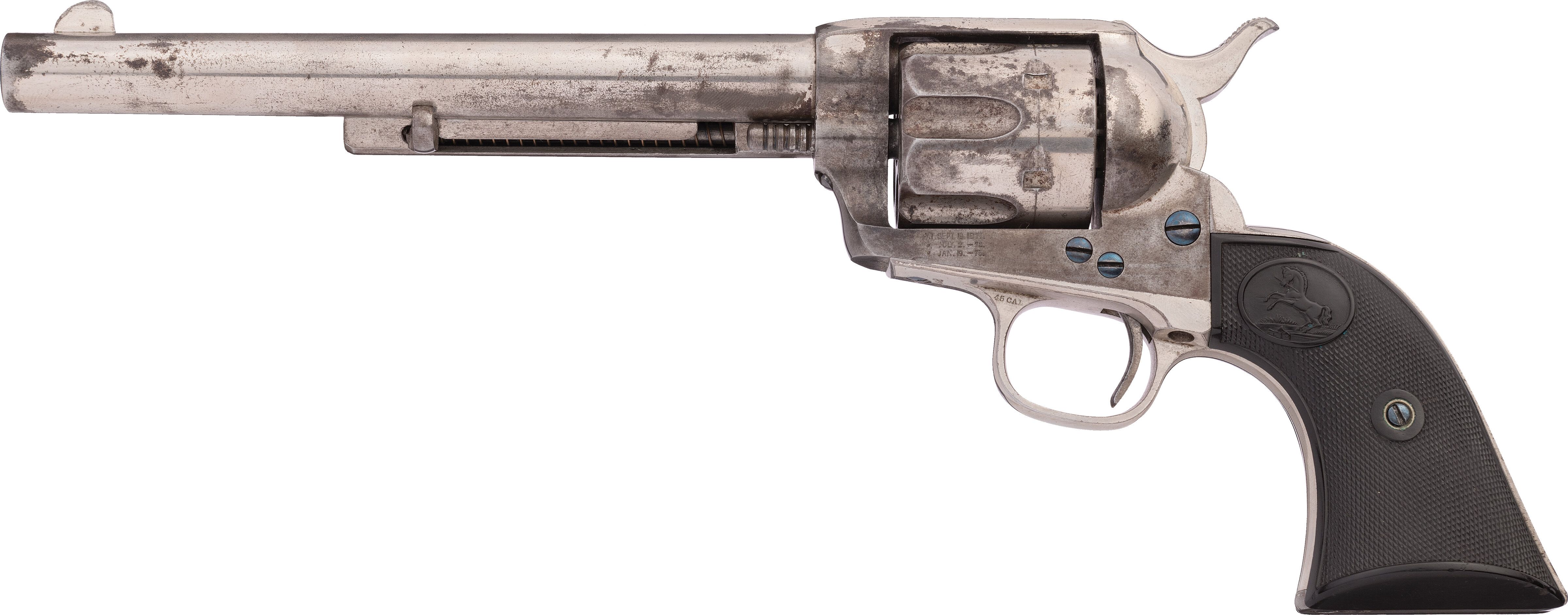 Antique Colt Black Powder Frame Single Action Army Revolver | Rock ...