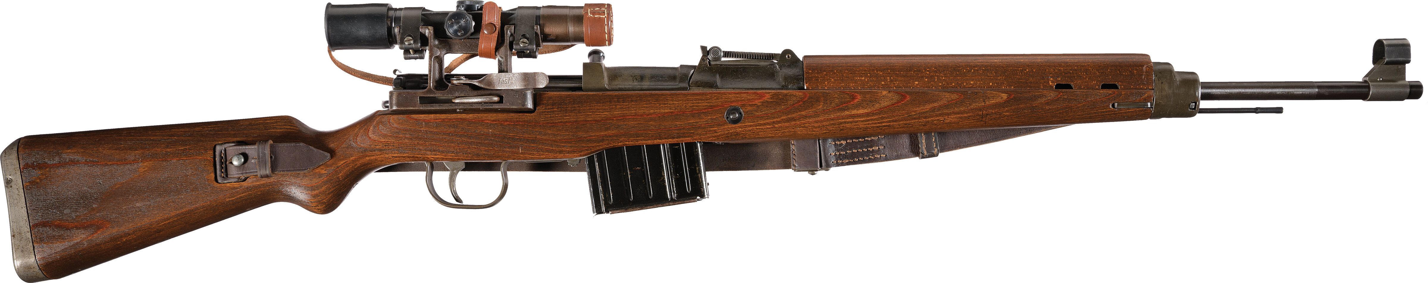 WWII German Walther "ac/45" Code K43 Semi-Automatic Sniper Rifle | Rock ...