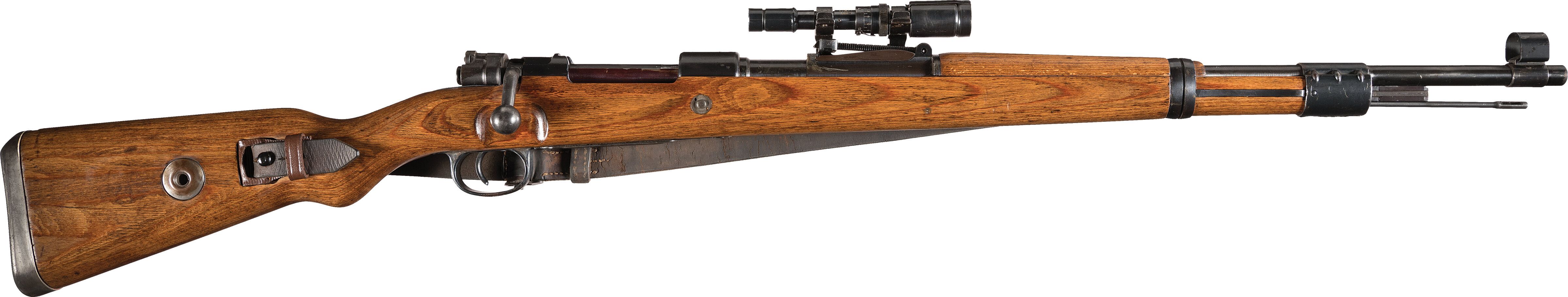 WWII German Mauser "ar/44" K98k Sniper Rifle with ZF41 Scope | Rock ...