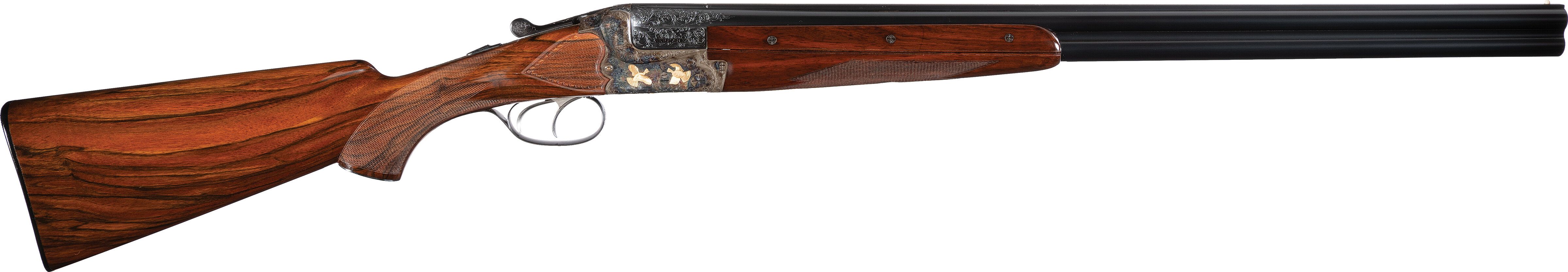 Kolouch Engraved 20 Gauge Gebruder Merkel Over/Under Shotgun | Rock ...