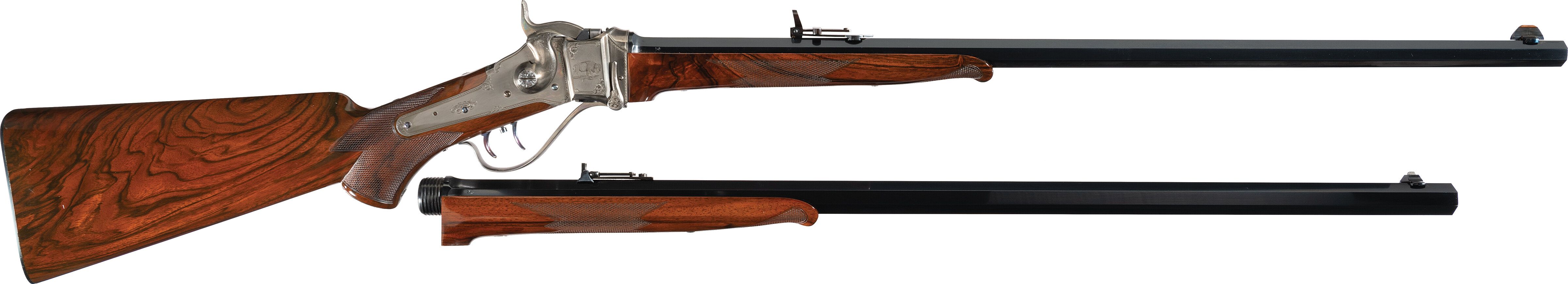 Engraved Shiloh-Sharps Model 1874 Single Shot Rifle | Rock Island Auction