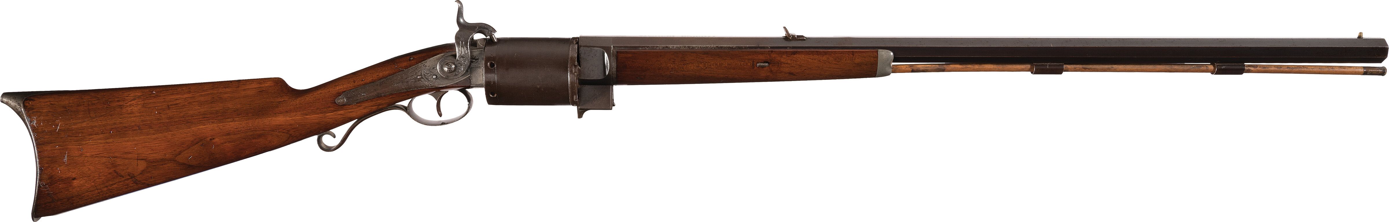 Billinghurst Percussion Revolving Half-Stock Sporting Rifle | Rock ...