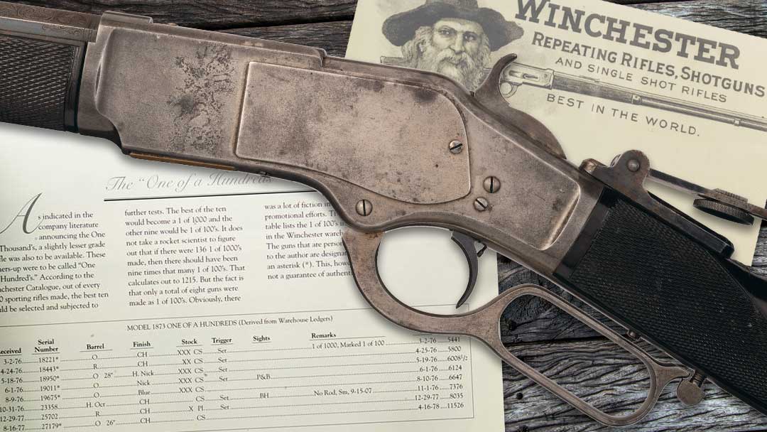 Winchester 1873 One Of One Hundred Rock Island Auction